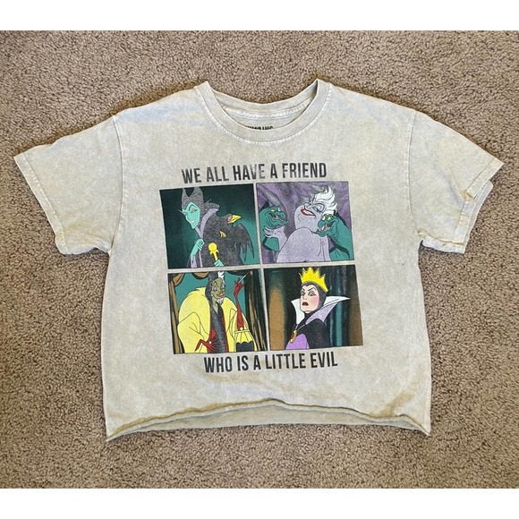 Disney | Tops | Disney Evil Disney Characters Graphic Tshirt Tee | Poshmark